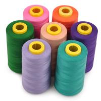 China 40/2 Yarn Count 100% Polyester Sewing Thread 3000 Yards Industrial Sewing Machine Thread for sale