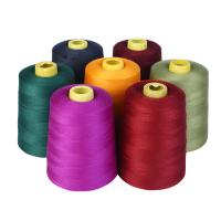 China 40/2 Yarn Count 100% Polyester Sewing Thread 3000 Yards Industrial Sewing Machine Thread for sale