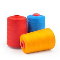 China 40/2 Yarn Count 100% Polyester Sewing Thread 3000 Yards Industrial Sewing Machine Thread for sale