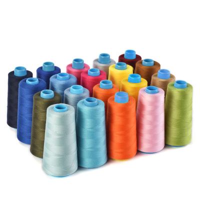 China 40/2 5000Y 6000Y 8000 Yards 100% Polyester Machine Sewing Thread For Garment Factory for sale