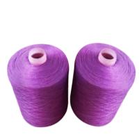 China 40s/2 Dyed Color 100% Polyester Spun Yarn Knitting / Sewing / Weaving for sale