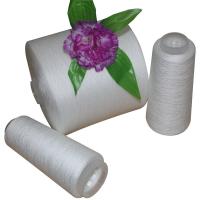 China 40s/2 S/Z Twist 100% Spun Polyester Yarn Raw White for sale