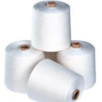 China Raw White Eco-Friendly High Tenacity Spun Polyester Yarn for Sewing and Knitting for sale