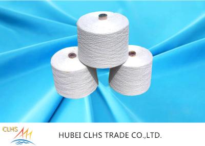 China NE 303 Polyester Yarn For Sewing Thread Raw White Bright for sale