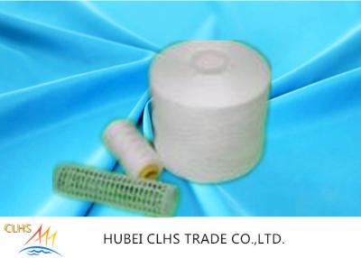 China 100% Ring Spun 40/2 Polyester Yarn Raw White Paper/Plastic Cone for sale