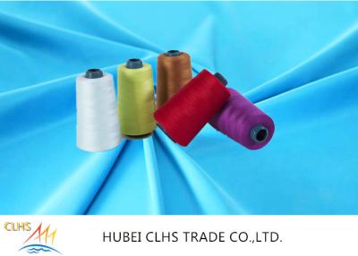 China Ne 40/2 Dyed 100% Polyester Sewing Thread With Short Staple Fiber for sale