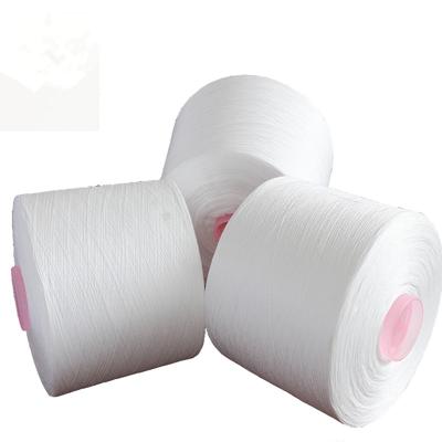 China 20/2 20/3  High Tenacity Raw White Polyester Spun Yarn For Sewing Jeans Factory Wholesale for sale