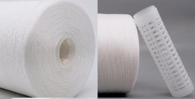 China 50/3 100% Polyester Spun  Yarn for Sewing Thread Raw White for sale
