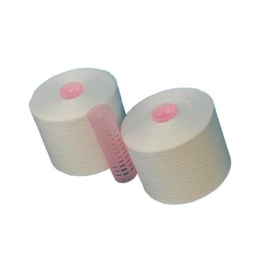 China Raw White 100% Polyester Ring Spun Yarn Factory Machine Sewing Yarn 30/2, 30/3, 40/2, 40/3 for sale