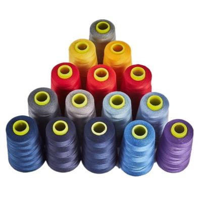 China Wholesale Dyed  100% Polyester Spun Sewing Thread 20 / 2 20 / 3 for sale