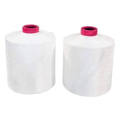 China Brand White 150D/48F NIM DTY Polyester Yarn For Knitting for sale