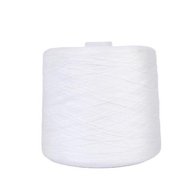 China White Spun Polyester Yarns 202 302 402 502 For  Textiles for sale