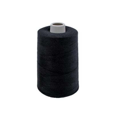 China Factory Wholesale 5000 Yards Black Polyester Sewing Thread Threads For Sewing for sale