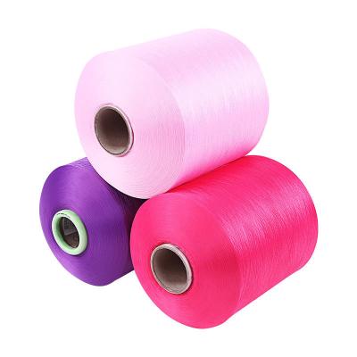 China Colored Yarn DTY Yarn Polyester Fiber Factory Direct Sales Good Quality Polyester Yarns for sale