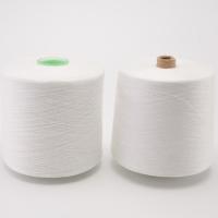 China Raw White 100% Polyester Spun Polyester Yarn 20S 30S 40S 50S 60S  For Sewing Thread for sale