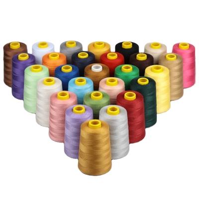 China 402 Spun Polyester Sewing Thread Multi-color Option Polyester Thread For Cloth Dress for sale