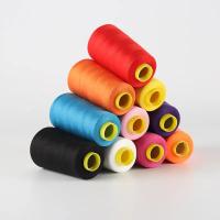 China 40S/2 3000Yards 5000 meter 100g 150g 100%Spun Polyester Sewing Thread Weaving Knitting Sewing for sale