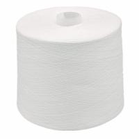 China 40s/2, 40/3 42/2 Raw white 100% Polyester Core Spun Yarn for sewing for sale