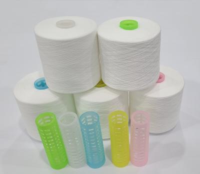 China 50/2 Raw White High Tenacity Low Shrinkage Polyester Spun Yarn for Sewing Thread for sale