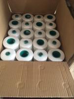 China White 40/2 100% Polyester Ring Spun Sewing Thread Wholesale Price for sale