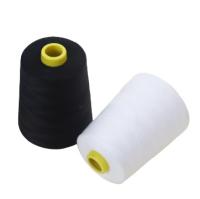 China Sewing Thread 40/2 5000yds Factory Wholesale 100% Spun Polyester Dyed Raw Material for Garment Sewing for sale