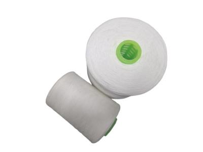 China 80S/2 Factory Price raw white 100% Polyester Core Spun Yarn 60/2, 60/3 for sale