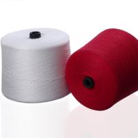 China 40/2 20/2 100% Spun Polyester Yarn Dyed Yarn for sewing thread for sale