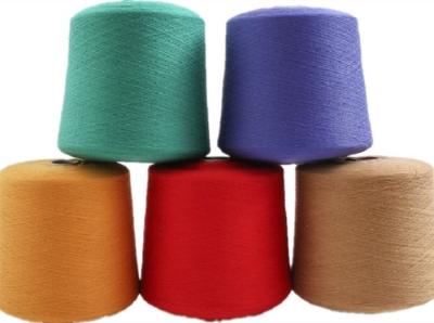 China 20/2, 30/2, 40/2, 50/2, 60/2 100% Polyester Ring Spun Dyed Yarn for Fabric Textile for sale