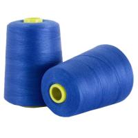 China 40/2 50/2 20/2 100% Spun Polyester Dyed Sewing Thread With Plastic Cone for sale