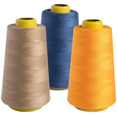 China 20/2 3000m 100% Polyester Spun Sewing Thread White , Black , Colors for sale