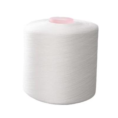 China 60/2 60/3 60s Optical White Raw White 100% Polyester Spun Yarn for Sewing Thread for sale