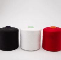China Colors High Tenacity 40/2 100% Ring Spun Dyed Polyester Yarn For Sewing Thread for sale