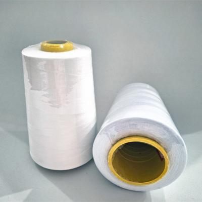 China White High Quality 40/2 Polyester Spun Sewing Thread for High Speed Sewing Machine for sale