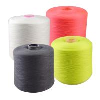 China China Manufacturer 40/2 100% Ring Spun Dyed Polyester Sewing Yarn ,White,Black ,Colors for sale