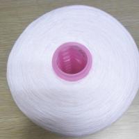 China Raw White 20s/2 Eco-Friendly Spun Polyester Yarn for Sewing and Knitting for sale
