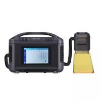 China Battery Powered Handheld Fiber Laser Marking Machine 20W 30W Portable Mini for sale