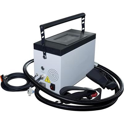 China Pulse Portable Fiber Laser Rust Removal Cleaning Machine 100W 200W Handheld Backpack for sale