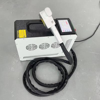 China Portable 200W to 1000W Pulsed Laser Cleaning Machine for Wood Paint Stone Metal for sale