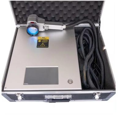 China 300W Pulse Fiber Laser Cleaner Air Cooling Handheld Surface Paint Removal Machine 1064nm for sale