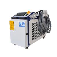 China 1500W Fiber Laser Cleaning Machine for Rust Paint Removal on Metal Sheet Cases for sale
