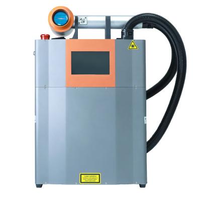 China Handheld Laser Cleaner 50W 100W 200W Backpack Rust Remover Paint Graffiti Machine Sheet Metal Case for sale