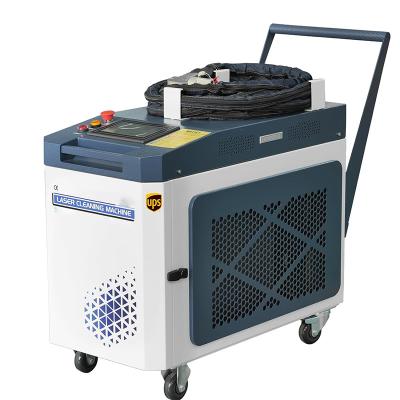 China 3-in-1 Fiber Laser Cleaning Welding Cutting Machine 1500W 2000W Multifunction Metal Rust Remover for sale
