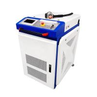China Handheld Fiber Laser Cleaning Machine 500W 1000W for Carbon Steel Rust Removal for sale