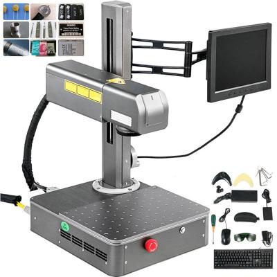 China Portable Jewelry Engraving Machine 30W with HIGHYAG Laser Head and Beckhoff Control System for Split Engraving for sale