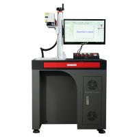 China SEMICONDUCTOR Laser Type 20W 30W 50W Laser Marking Machine with Table for sale