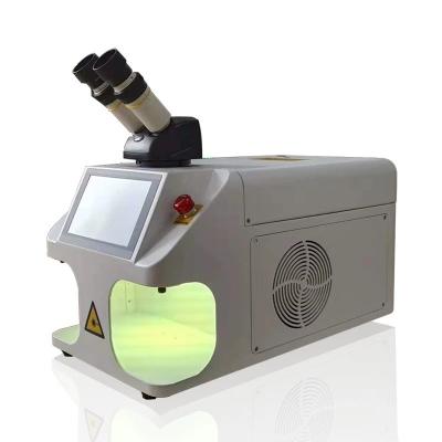 China Portable Jewelry Laser Welding Machine 100W 200W for Gold Silver Metal Glasses Frame Mold for sale