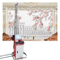 China Horizontal Wall Printer 2100mm Height 720dpi Resolution for 3D Wall Printing Machine for sale