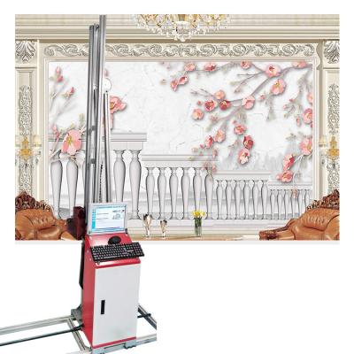 China Horizontal Wall Printer 2100mm Height 720dpi Resolution for 3D Wall Printing Machine for sale