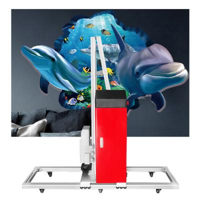 China 80kg Vertical 3D Wall Printer DLP Molding 2100mm Height for Wall Decoration Painting for sale