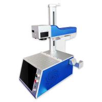 China 28kg Portable Fiber Laser Marking Machine 20W 30W 50W RAYCUS Desktop Engraving for Gold Silver for sale